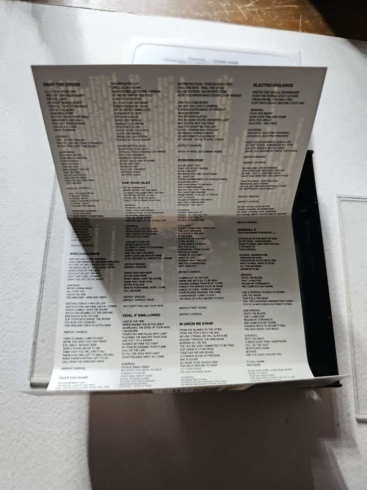 Overkill Lot Of 2 Taking Over & Under The Influence Cassette Tape ...