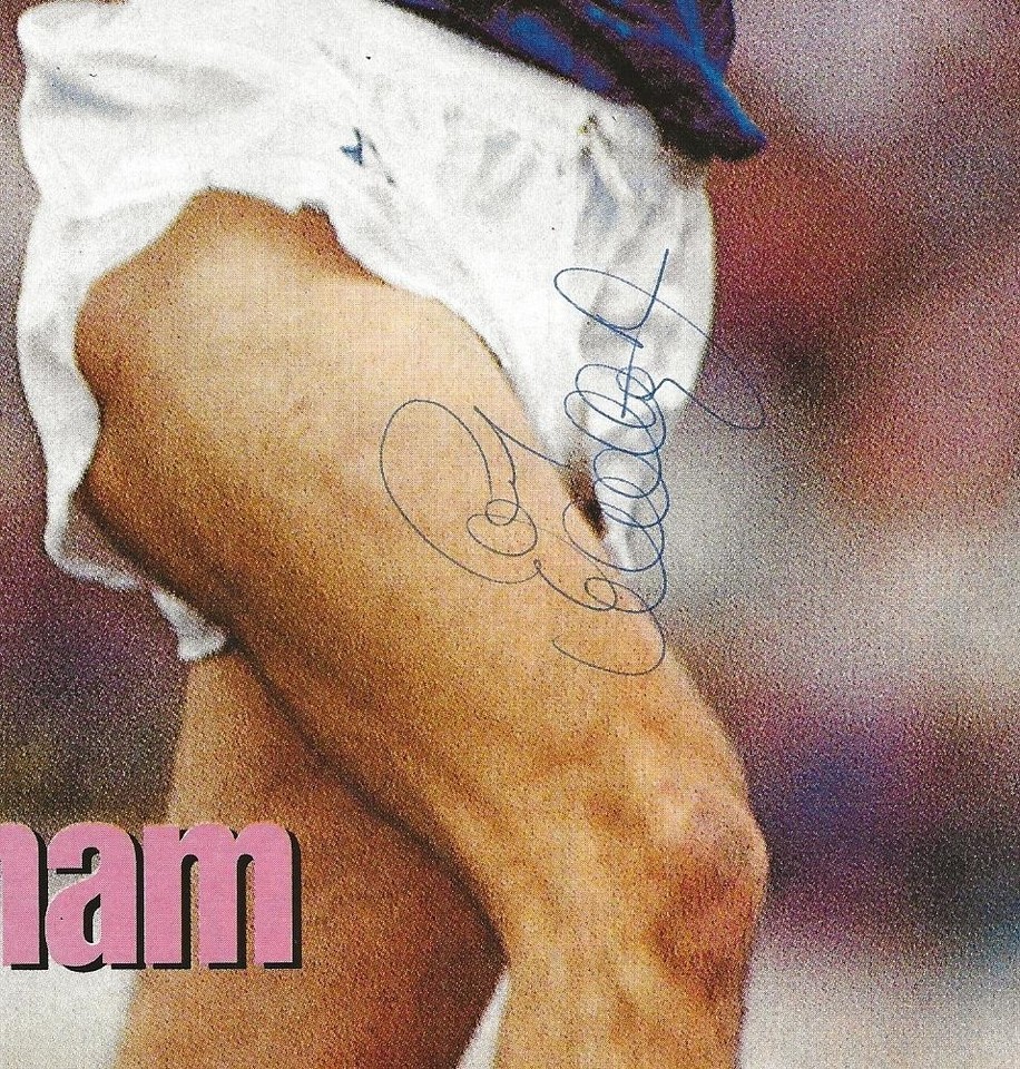 GUY WHITTINGHAM PORTSMOUTH FC & DEAN SAUNDERS ASTON VILLA FC ORIGINAL ...