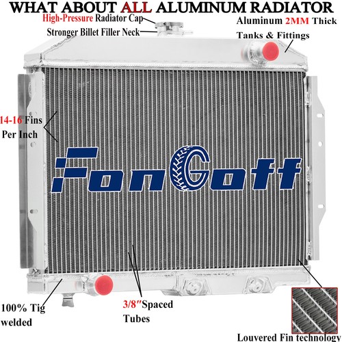 4 Row Radiator Fit 1968-74 72 AMC Javelin / Hornet Gremlin 5.9L 1970 ...