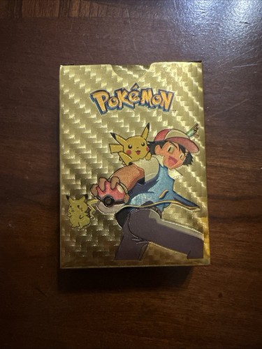 55Pcs Pokemon Card Foil GOLD PACK CARDS factory unsealed | eBay