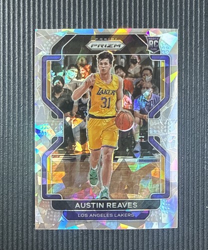 21-22 Panini Prizm Austin Reeves Silver Cracked Ice PRIZM Rookie # 165 ...