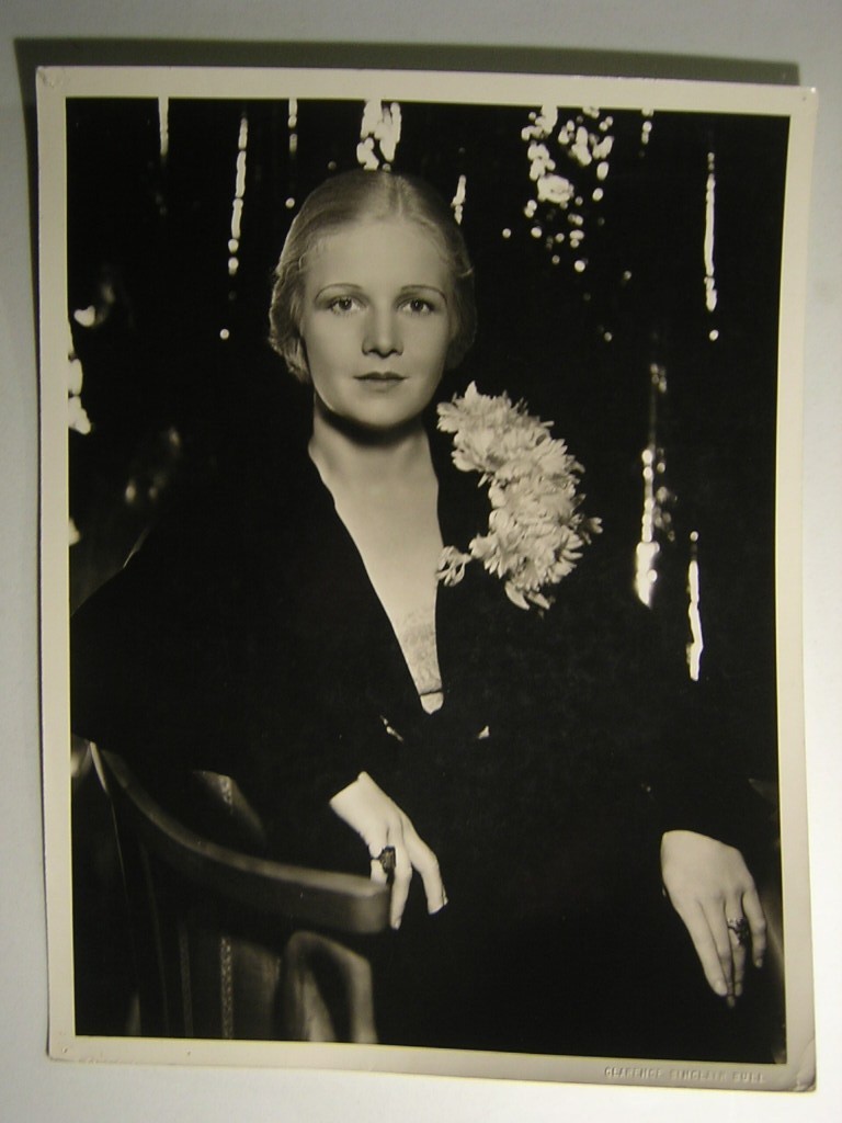 1930s Ann Harding 10x13 PHOTO By Clarence Bull BA34 | eBay