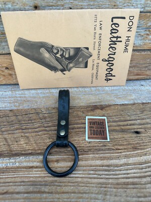 Don Hume Black Basketweave Leather Police Duty Baton Ring | eBay