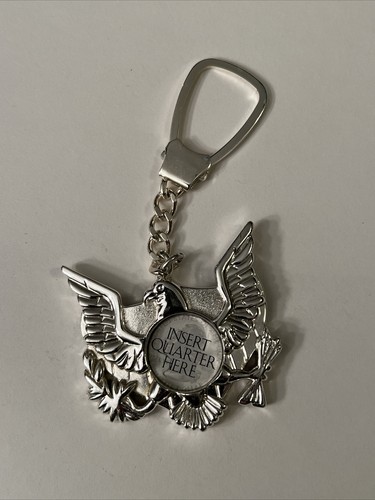 Silver Plated American Eagle Key Chain State Series Quarters H.E ...