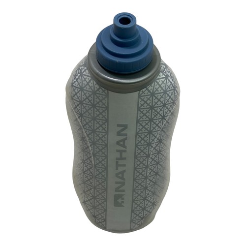 🐞 Nathan Hydration ONE 16oz Water Bottle Running Hiking NO BELT Silver ...