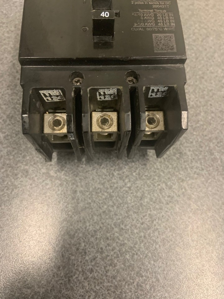 EATON CUTLER-HAMMER GHB3040 3 POLE 40 AMP 277 VAC CIRCUIT BREAKER | eBay
