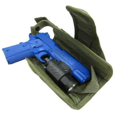 Tactical Horizontal Universal MOLLE Handguns Holster Fits Gun with ...
