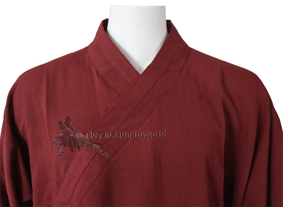 25 Colors Shaolin Wudang Taoist Robe Tai chi Uniform Martial arts Kung ...