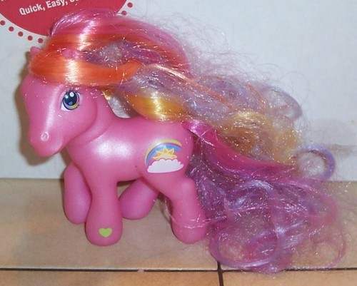 2004 My Little Pony Rainbow Flash G3 MLP Hasbro Purple Pink | eBay