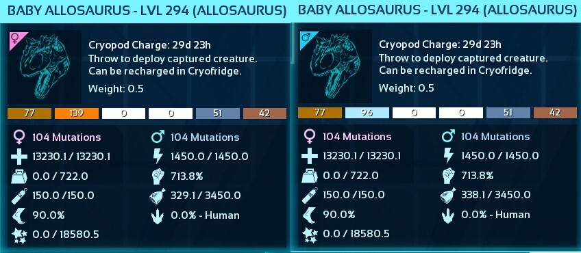 ARK Survival Ascended PvE ALLOSAURUS ALLO 713 MD TOP PC/XBOX/PS5 ASA | eBay