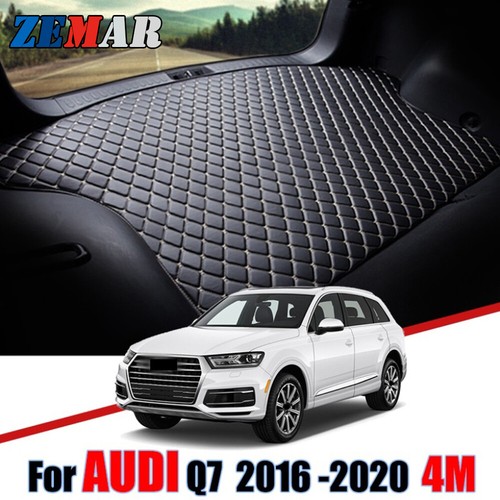Trunk Cargo Liner Boot Tray Floor Mat For Audi Q7 4M 2015-20 Artificial ...
