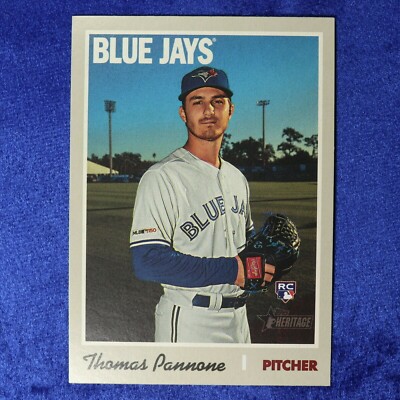 2019 Topps Heritage SP Card #715: Thomas Pannone (RC) (THSP-801) | eBay