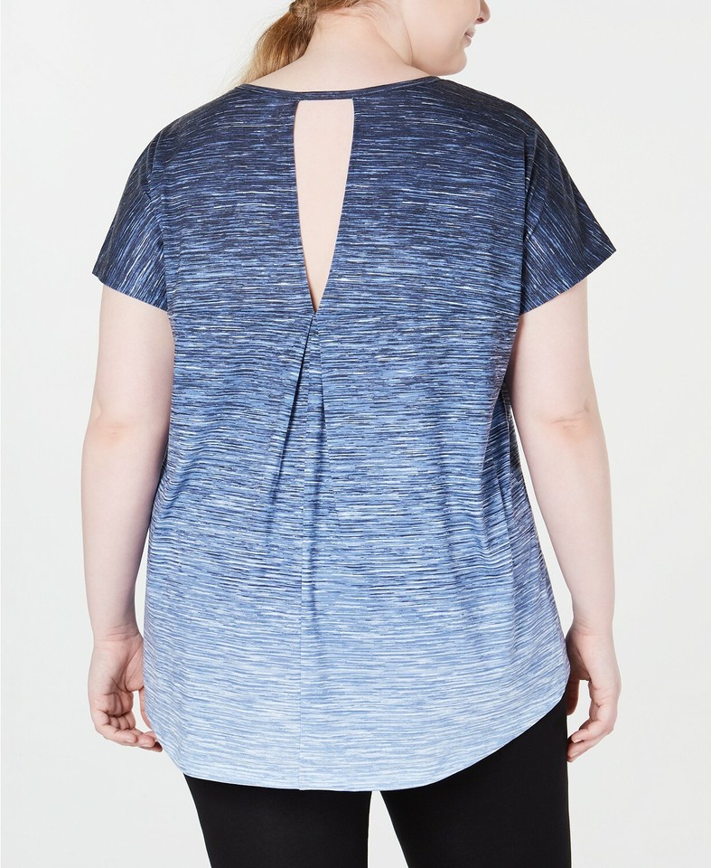 Ideology Plus Size Keyhole-Back T-Shirt | eBay