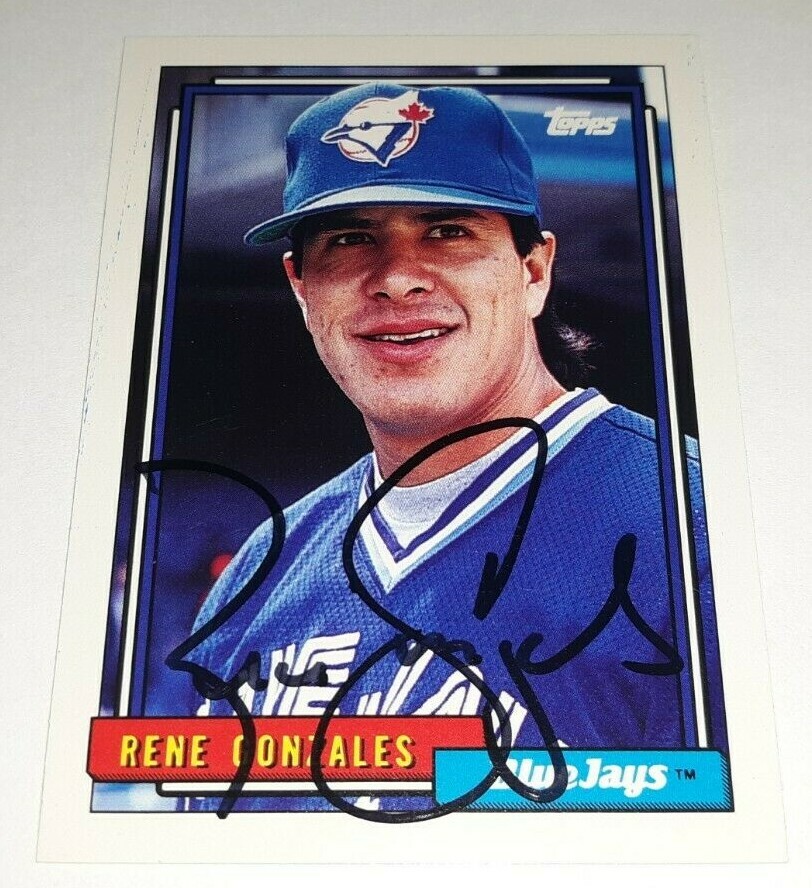 Rene Gonzales Autographed 1992 Topps #681 Baseball Card Signed | eBay