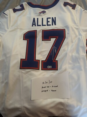 Josh Allen Autographed Nike Authentic Jersey | eBay