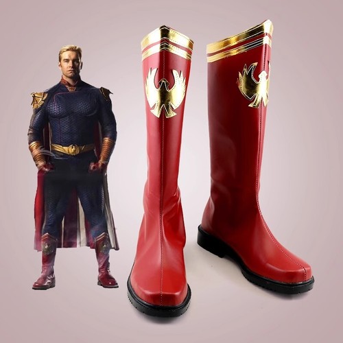 Cosplay The Boys Homelander High Leg Boots Shoes Halloween Costumes ...