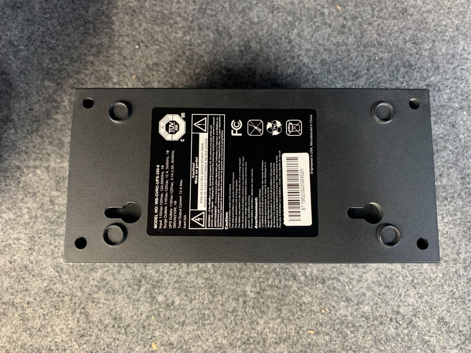 WattBox WB-OVRC-UPS-350-6 Standby UPS and Battery Pack Compact 6 ...