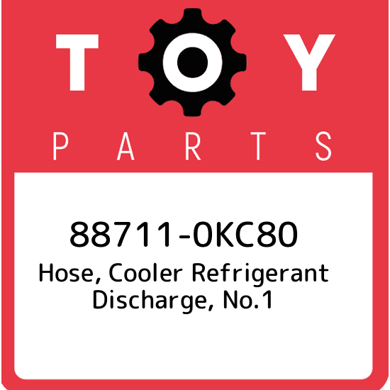 88711-0KC80 Toyota Hose, cooler refrigerant discharge, no.1 887110KC80 ...