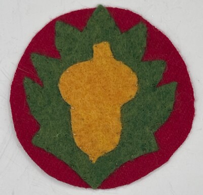 RARE ORIGINAL WW1 US ARMY PATCH 87th INFANTRY DIVISION GOLDEN ACORN ON ...