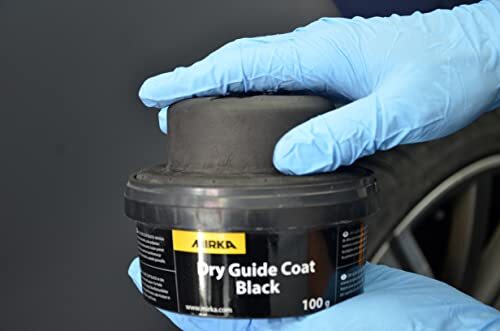 Mirka Dry Guide Coat Black with Applicator 100g to Use for light Colour ...