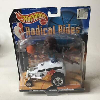 NIB Mattel Hot Wheels NBA Radical Rides Kevin Garnett Timberwolves ...