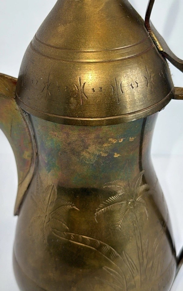 Saudi Arabian DALLAH Coffee/Tea Pot 11' Middle Eastern Beduin Arabic ...