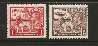GB 1925 British Empire Exhibition Wembley Set SG432-3 Fine* MINT | eBay UK