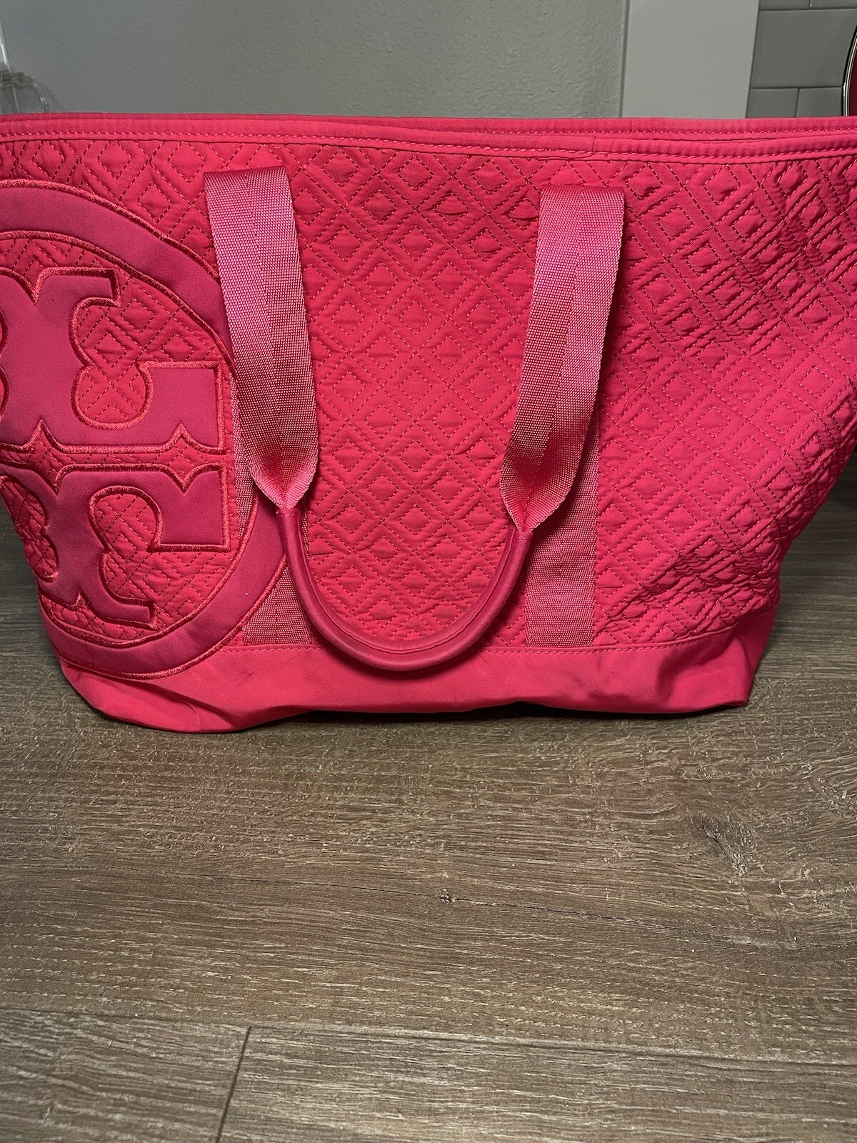 Tory Burch Marion Quilted Beach Tote - Island Pink - Gem