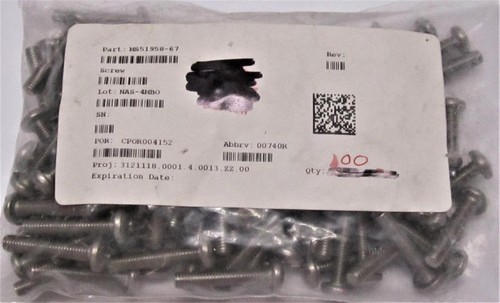 100 PCS MS51958-67 / 10-32 x 1" Mil-Spec Machine Screws BIN#14 | eBay