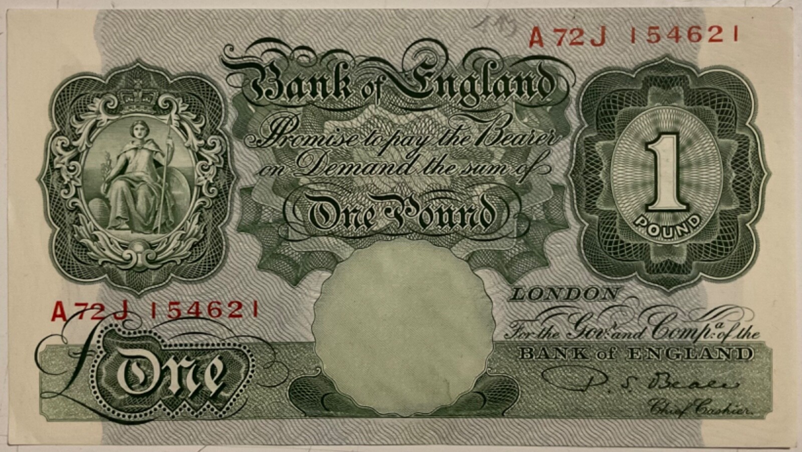 1 POUND BANK OF ENGLAND BANCONOTA 1 STERLINA INGHILTERRA REGNO UNITO | eBay