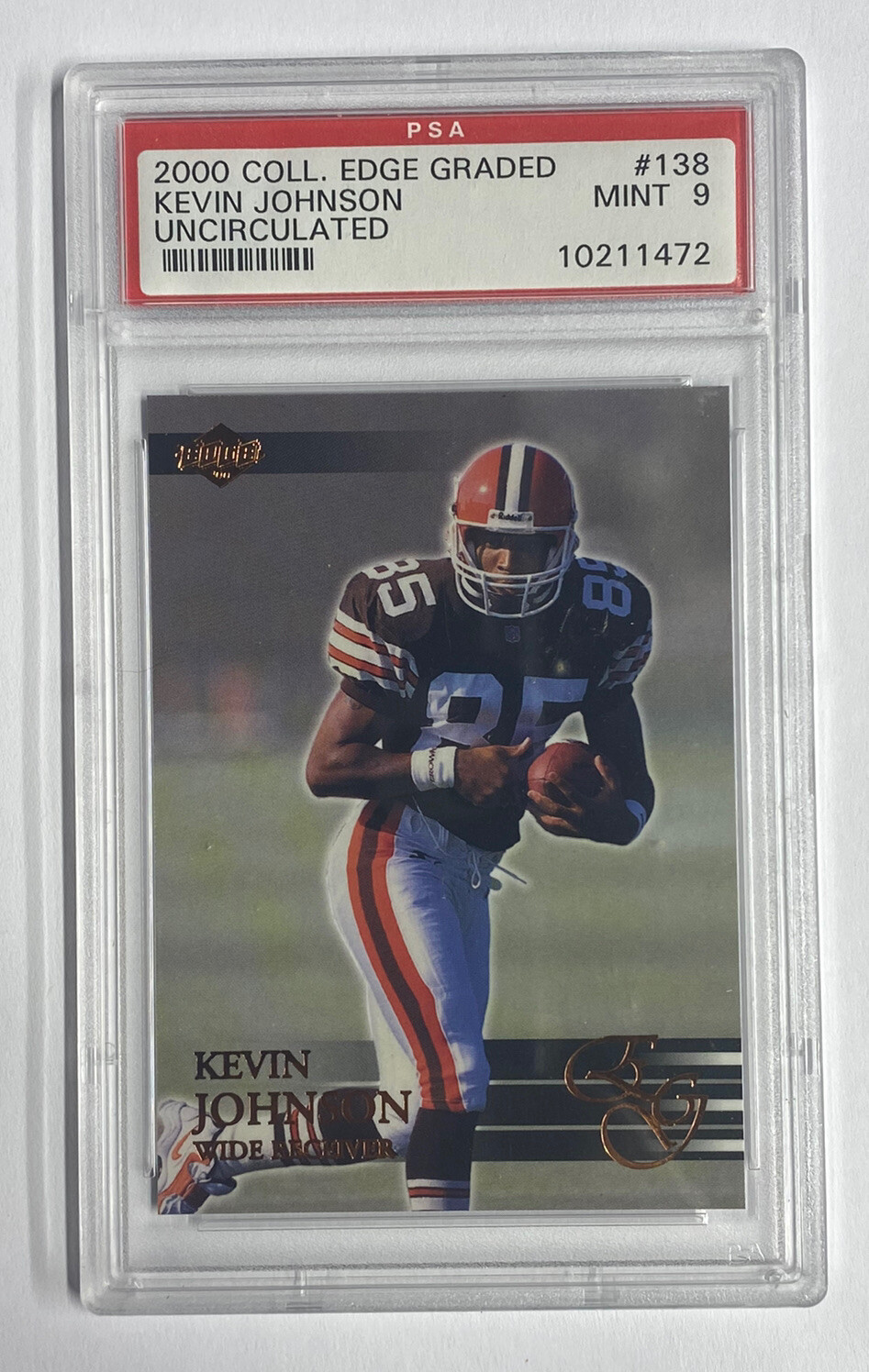 2000+Collector%27s+Edge+Graded+-+%23138+Kevin+Johnson for sale online ...