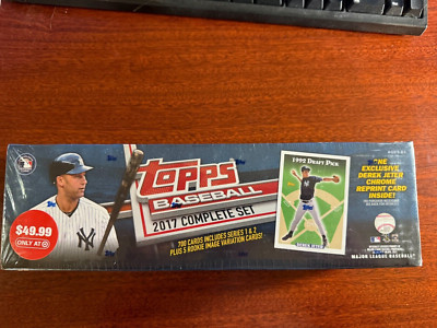 2017 Topps Baseball Complete Factory Set ( w/Derek Jeter Chrome insert ...