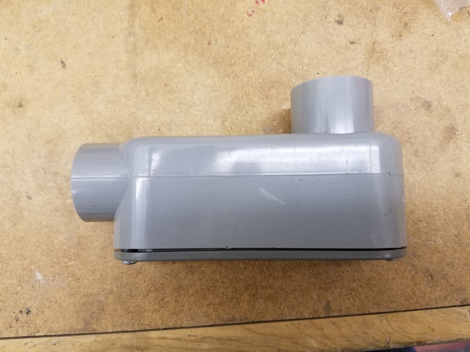 *NEW* CANTEX CONDUIT CONDULET 1" LB PVC WITH COVER | eBay