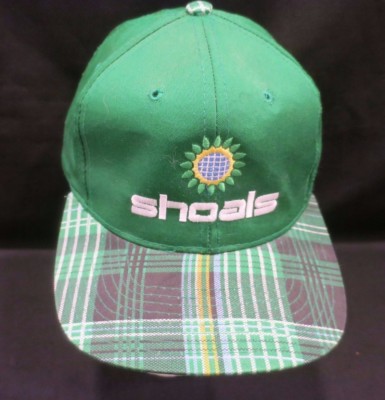 Yupoong Shoals Green Yellow Plaid Snapback Hat Baseball Cap NWOT ...