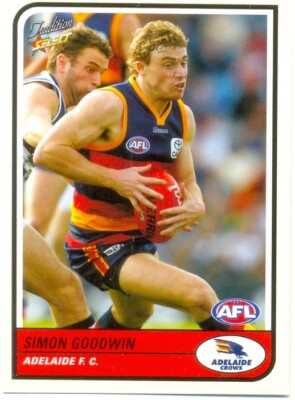 2005 AFL SELECT TRADITION Common card #8 - Simon Goodwin - Adelaide ...