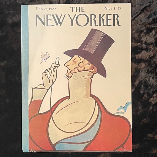 February 22, 1982~~~The New Yorker~~~COVER ONLY~~~by🐇Rea Irvin~~~GOOD ...