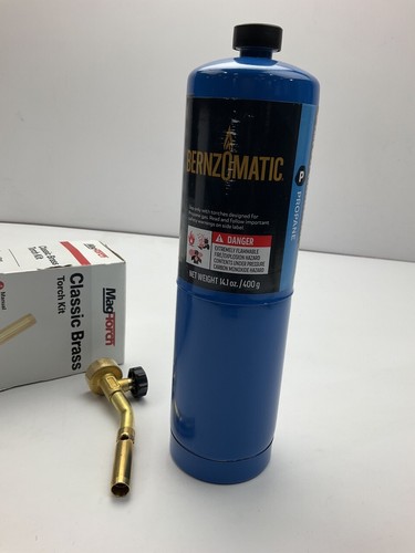 Mag-Torch MT200 Classic Brass Torch Kit With Adjustable Propane Pencil ...