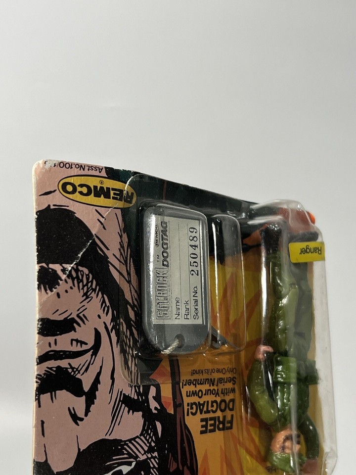 1981 DC Official Comics Sgt Rock RANGER Action Figure NEW Remco ...