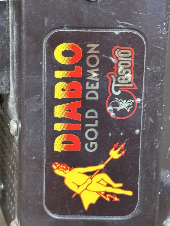 Rare Tesoro Concentric Diablo Gold Demon Metal Detector | Elliptical ...