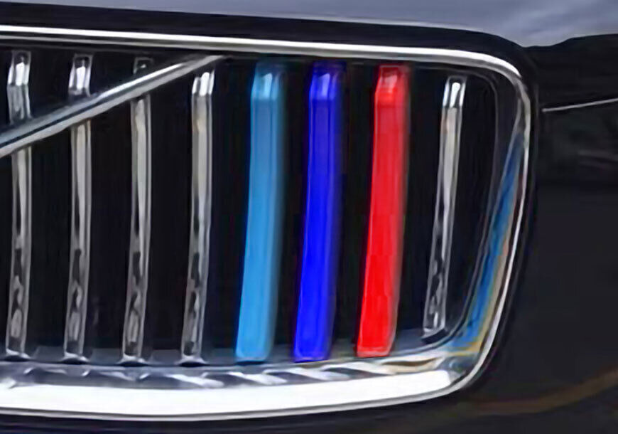 For Volvo XC90 2020-2024 Three Color Front Front Center Mesh Grille ...