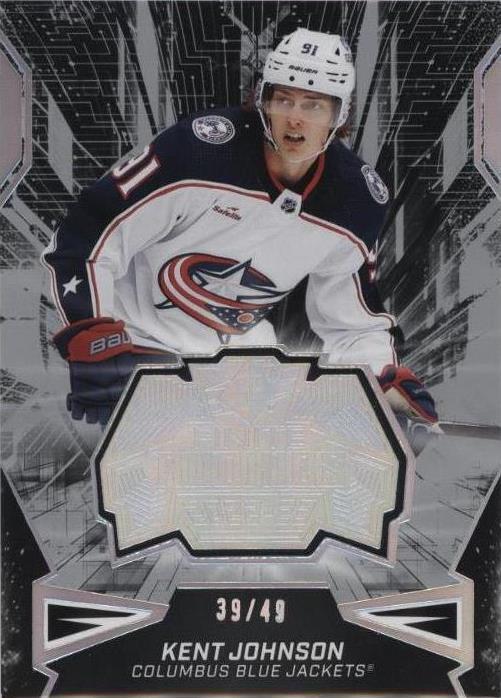 2022-23 SPx - Finite Rookies Kent Johnson #F-22 Silver Spectrum /49 (RC ...