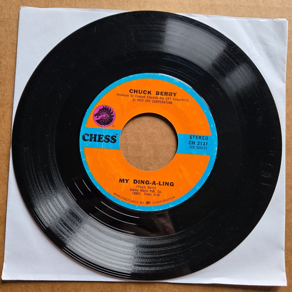 CHUCK BERRY Johnny B. Goode/My Ding A Ling 45 7" Record Vinyl Records ...