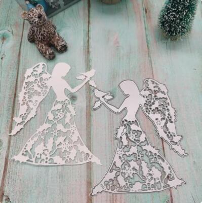 Angel Metal Cutting Dies Scrapbooking DIY Album Embossing Paper Card ...