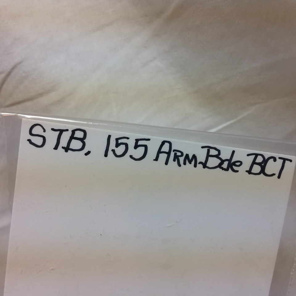 Military Patch Badge Army Special Troops Battalion 155th Armor Brigade ...