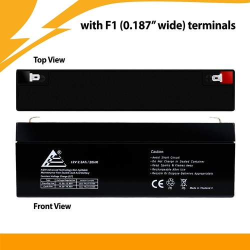 12V 2.3Ah Replacement Rechargeable Battery for PS-1223 | eBay