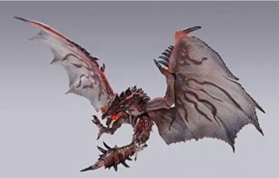 S.H.Monster Arts Monster Hunter World Iceborne Rathalos Action Figure ...