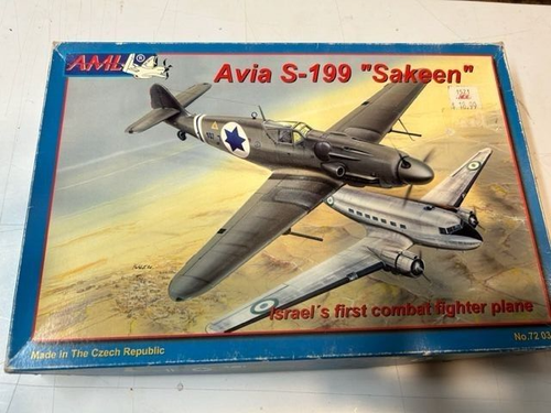 Rare AML Israeli Avia S-199 Sakeen...Kit 72035 ..1/72...MINT | eBay