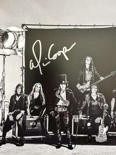 alice cooper signed road autographed lp vinyl dvd 2lp autograph ...