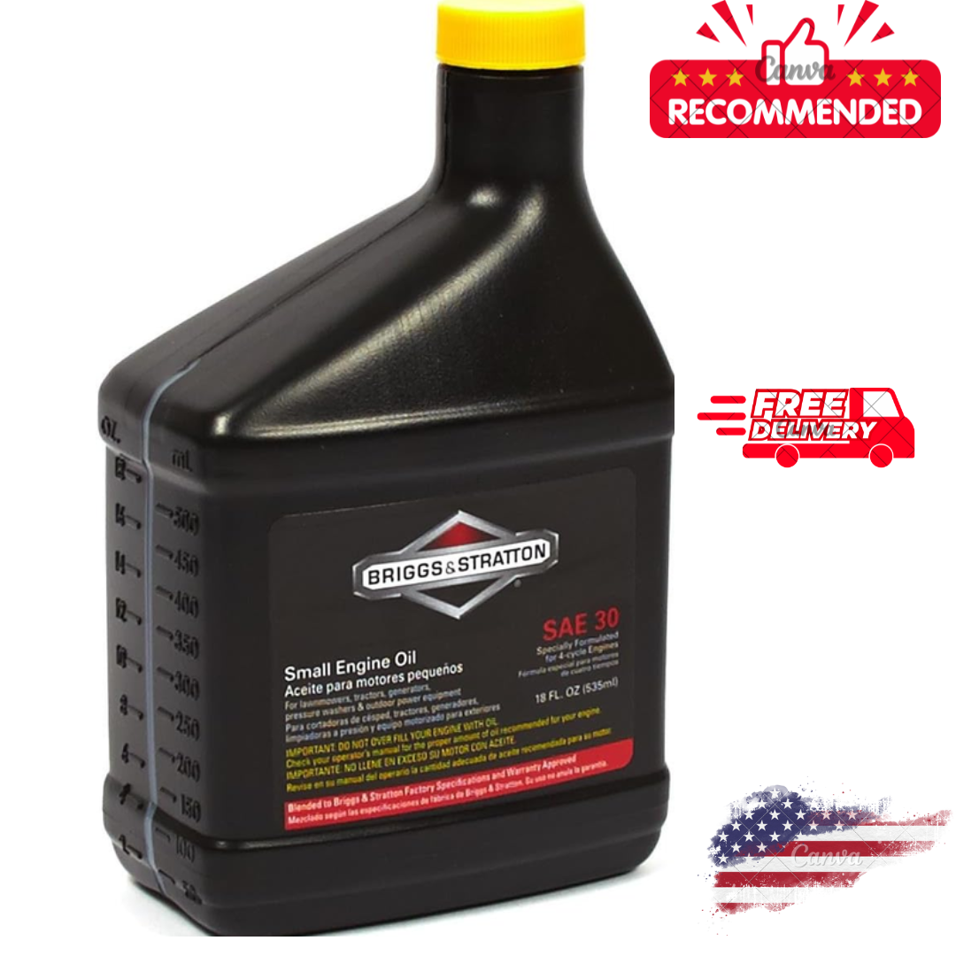 Engine Oil Briggs & Stratton SAE 30W 4-Cycle Engine Oil, 18 oz | eBay
