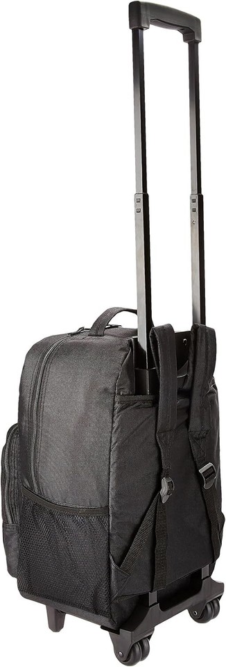 Rockland Double Handle Rolling Backpack Black 17-Inch | eBay